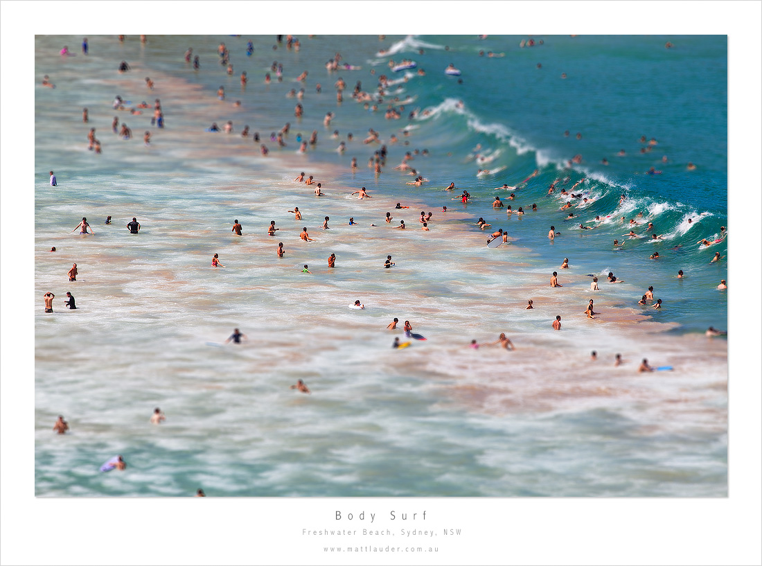 Body Surf, Freshwater Beach Surf Photos - Matt Lauder Gallery